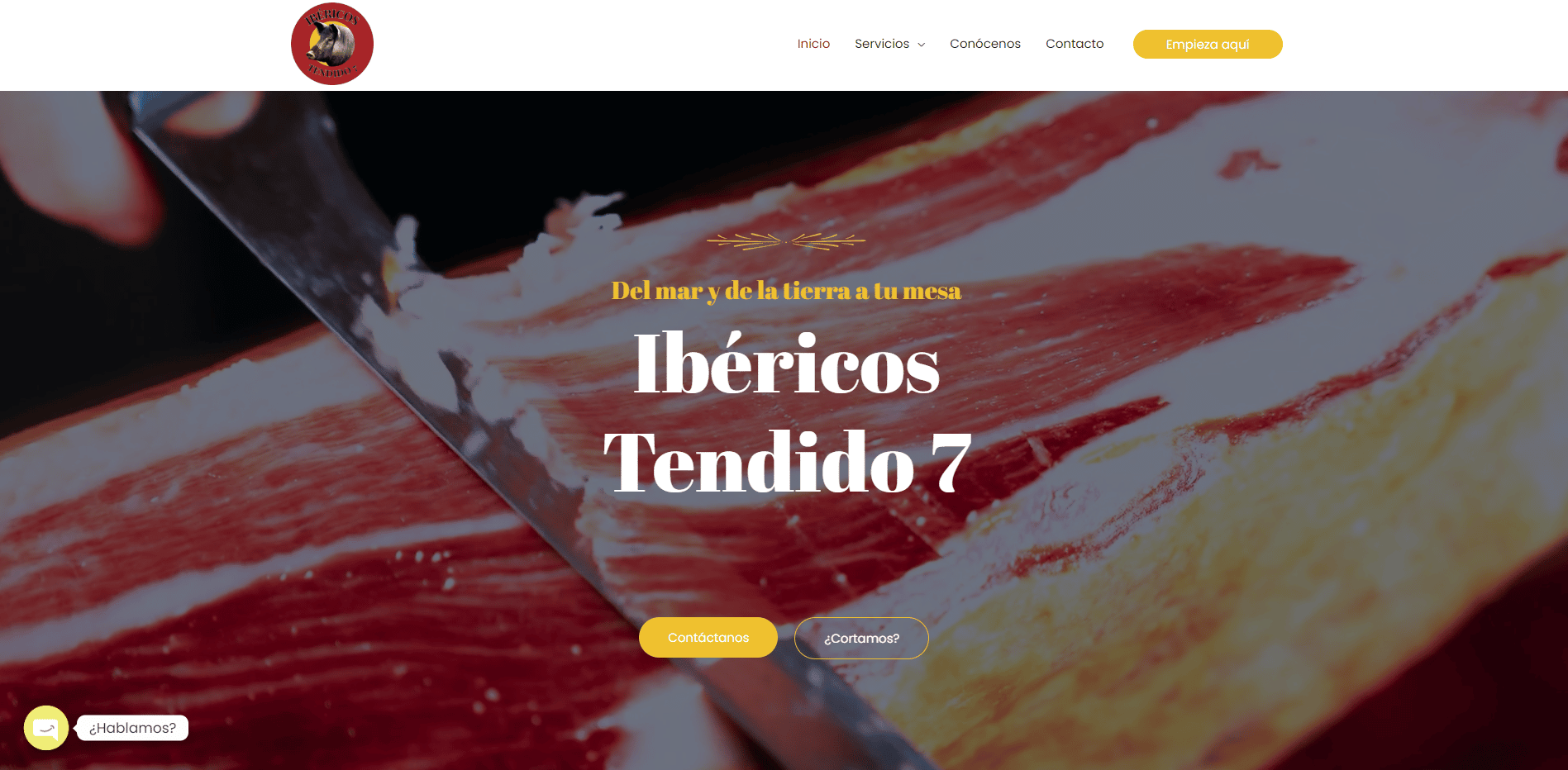 Ibericostendido7.com - Ejemplo diseño web de TriunfarenlaRed